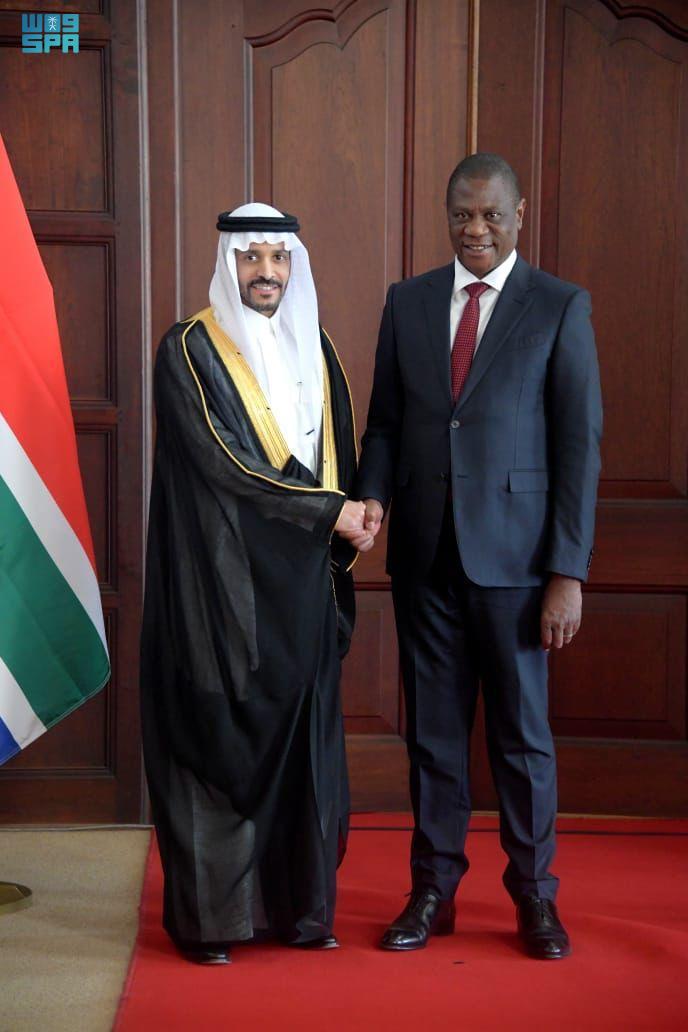 Saudi Ambassador Presents Credentials to South Africa Vice President