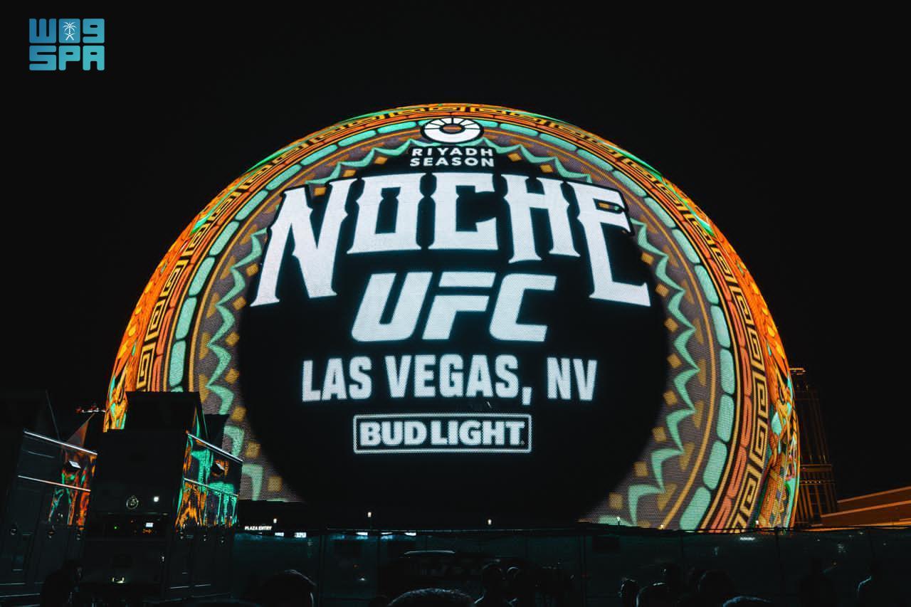 Iconic Sphere in Las Vegas to Host Riyadh Season Noche UFC on Saturday