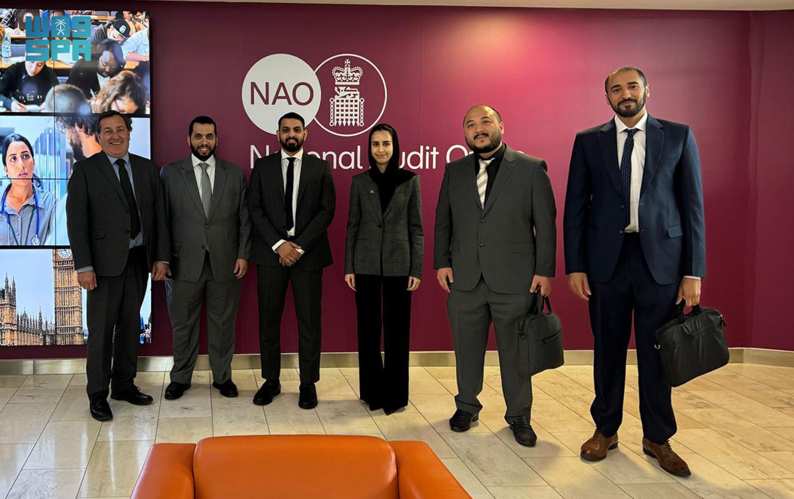 Saudi GCA and British National Audit Office Discuss Cooperation
