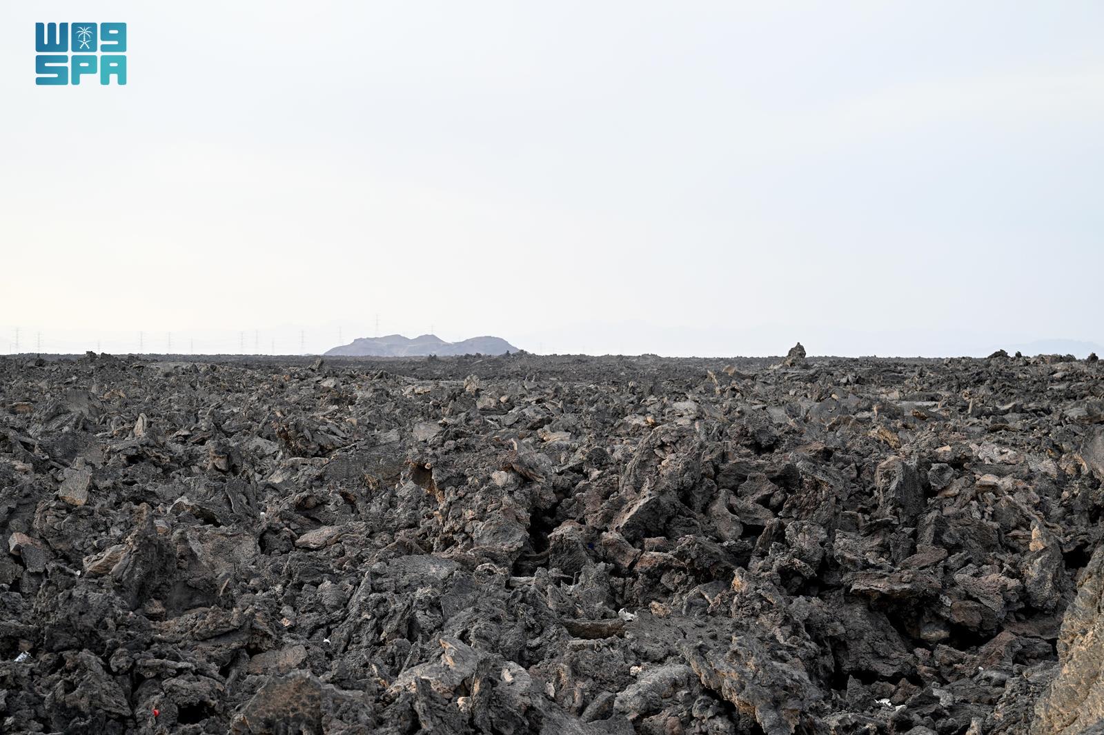 Ancient Volcanic Eruptions Form Madinah's Lava Fields
