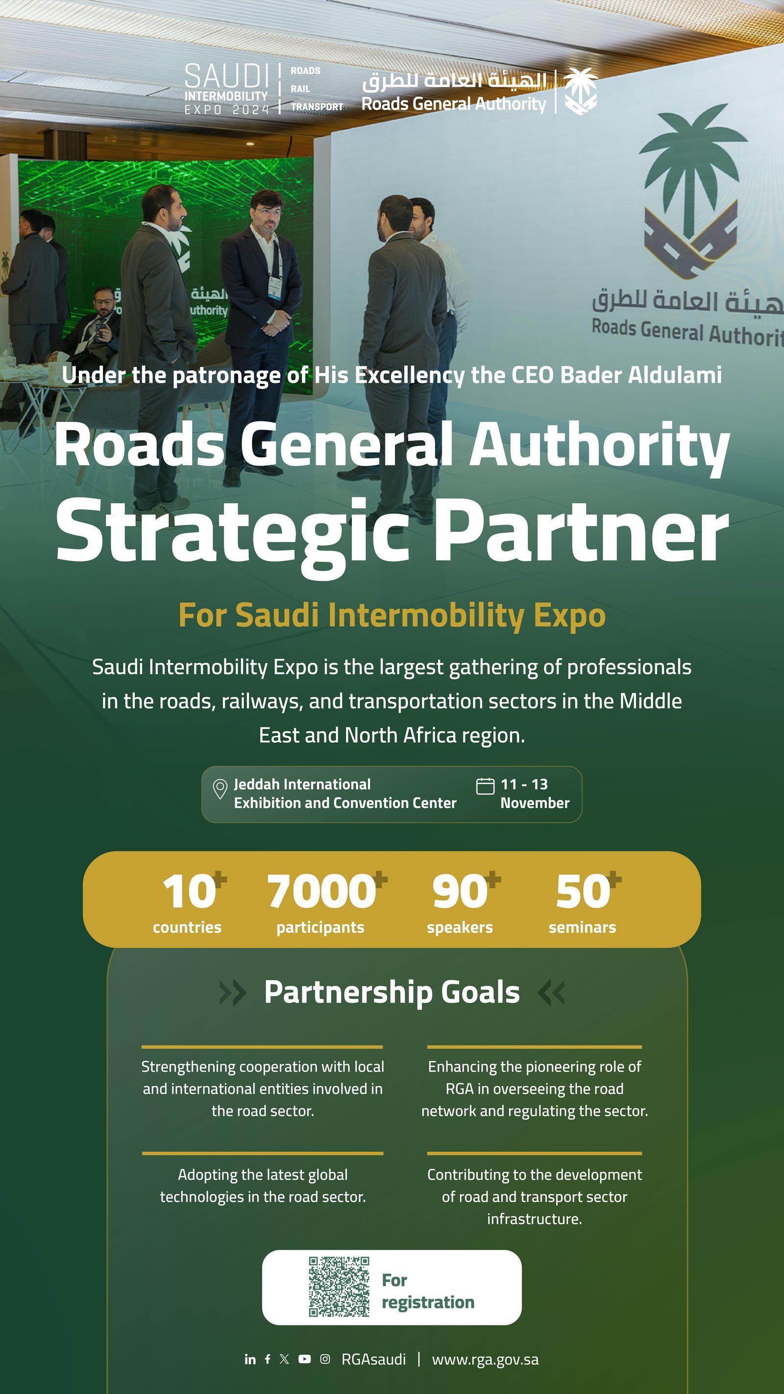 RGA Will Be Strategic Partner at Saudi Intermobility Expo