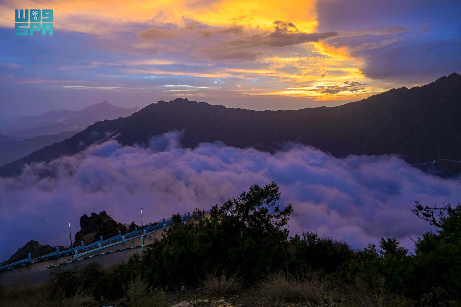 Al-Baha's Mountains and Valleys Welcome Winter