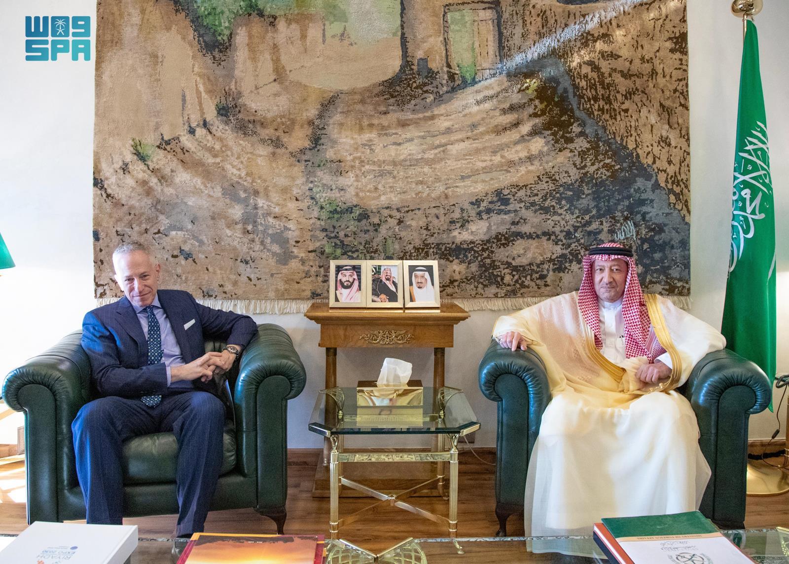 Saudi Vice Foreign Minister Receives US Ambassador to Saudi Arabia