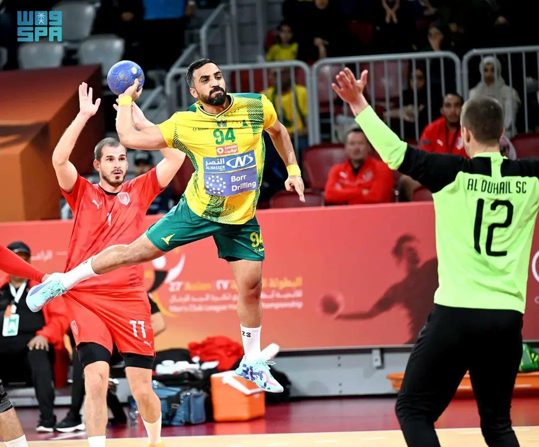 Al-Khaleej Secures Third Consecutive Victory in Asian Handball League ...