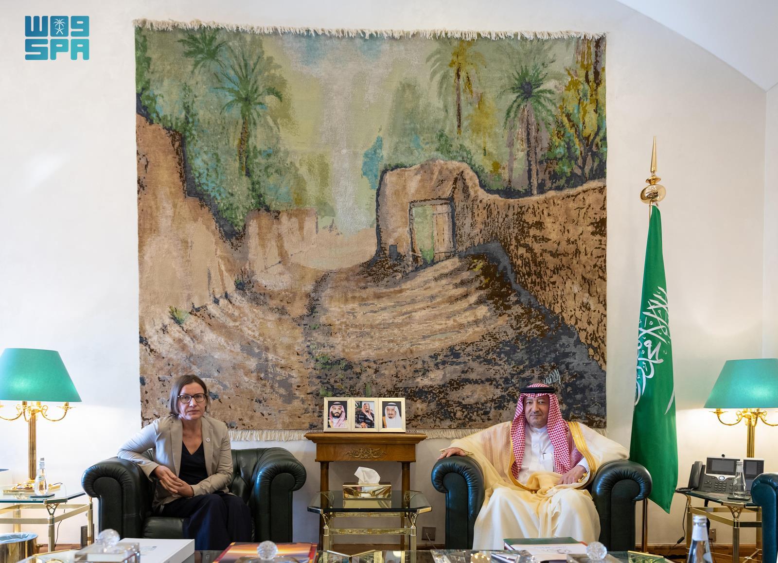 سياسي نائب وزير الخارجية يستقبل رئيسة اللجنة الدولية للصليب الأحمر