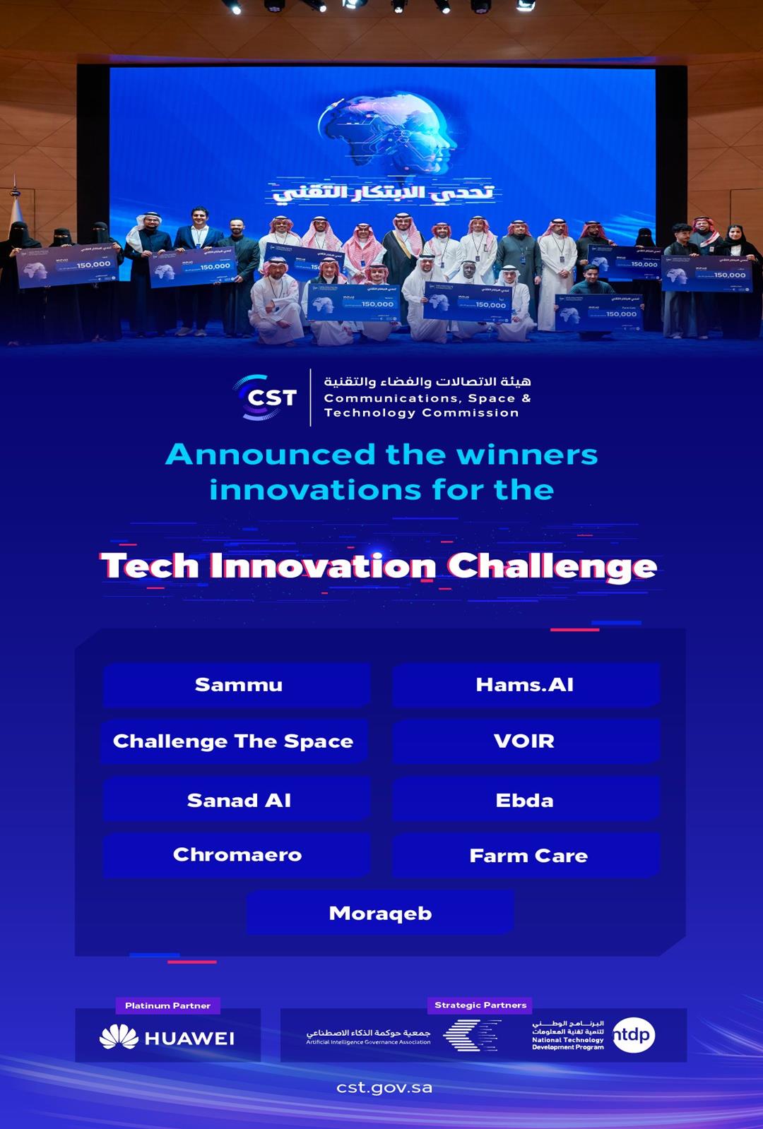 CST Announces the Winners of the Tech Innovation Challenge 2024