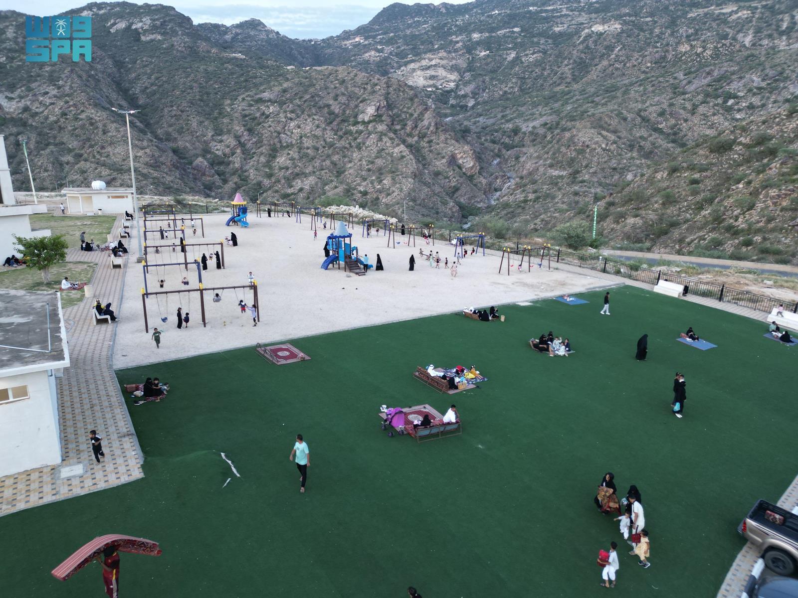 سياحة وترفيه / متنزه الأمير محمد بن ناصر بالعارضة وجهة سياحية تجذب ...