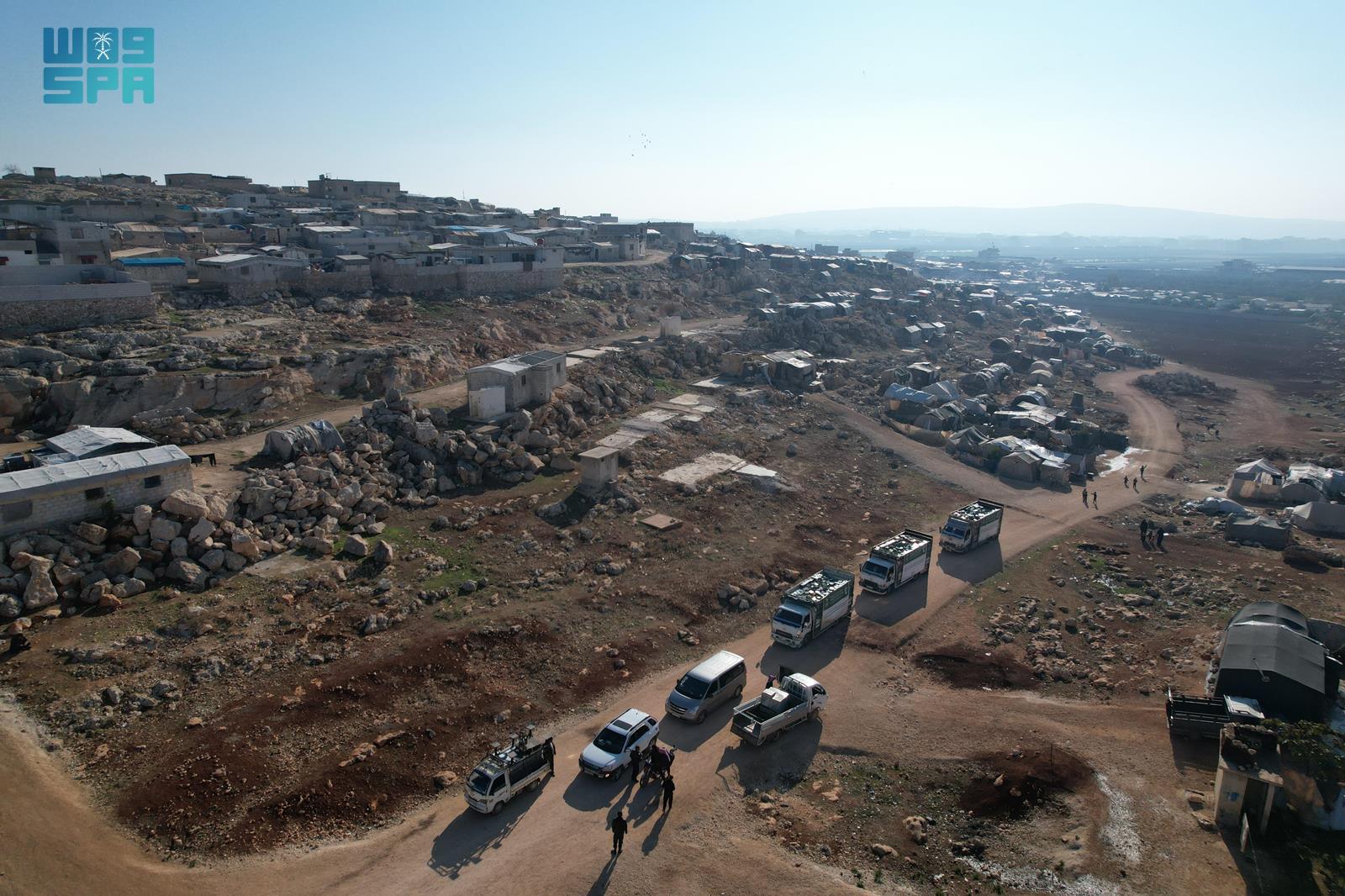 KSrelief Distributes 1,494 Food and Hygiene Kits in Syria's Idlib