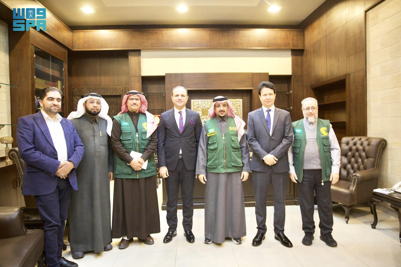 New Syrian Administration’s Health Minister Meets KSrelief Team