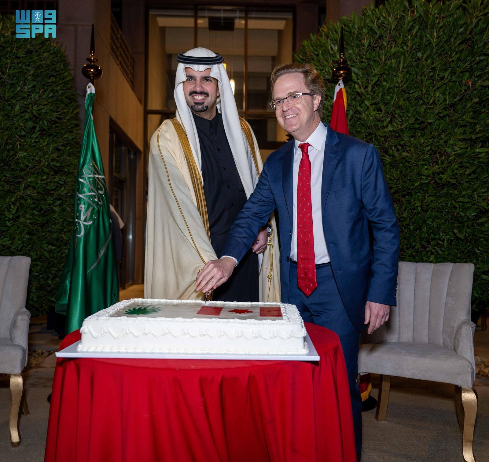 Mayor of Riyadh Region Attends Canadian Embassy's National Flag Day ...