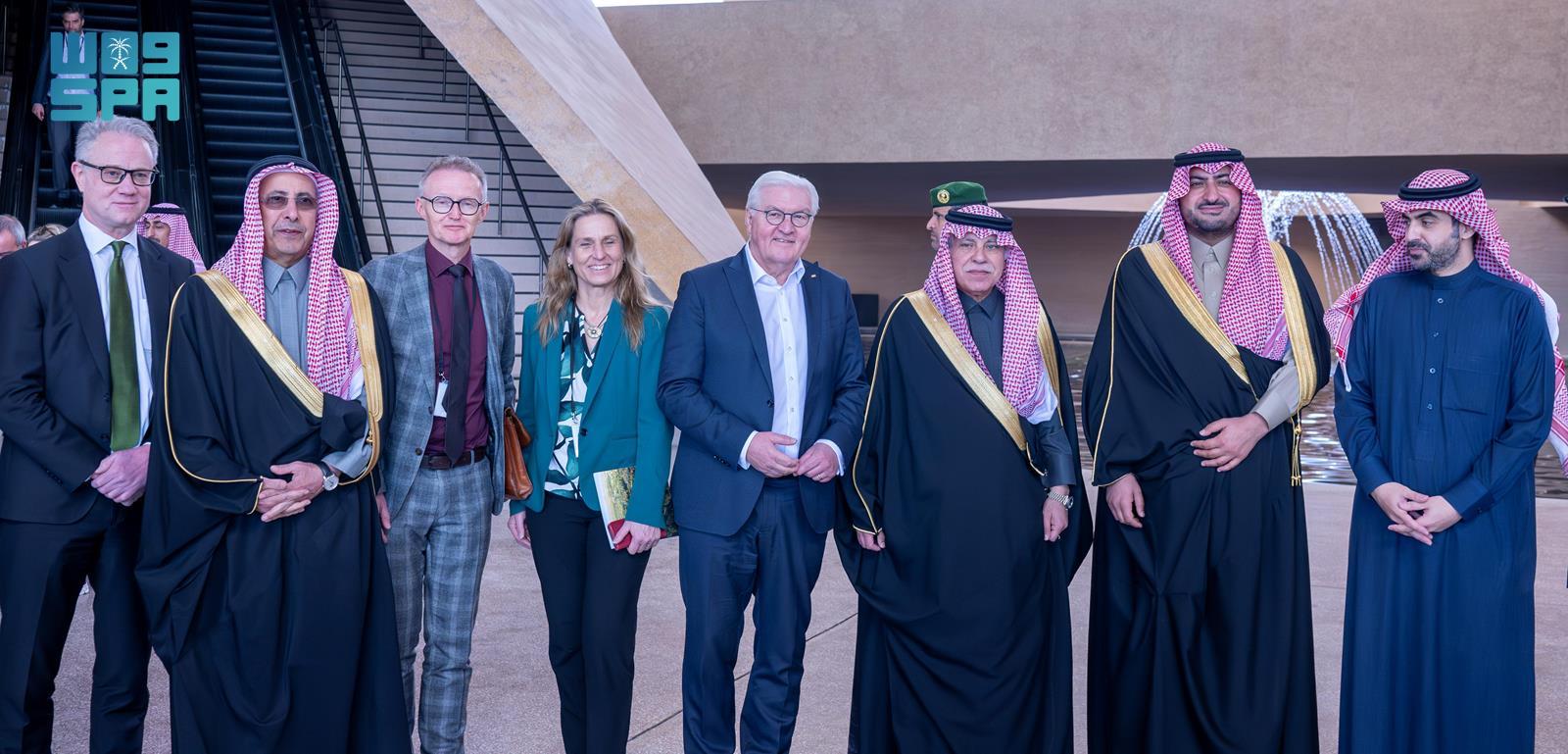 German President Visits King Salman Park in Riyadh