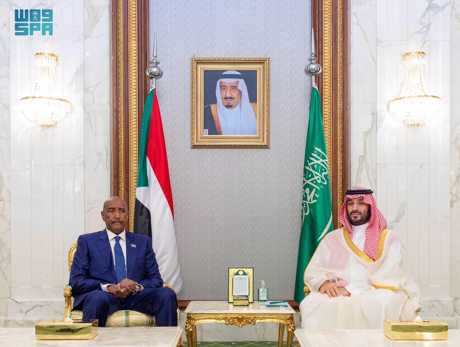 HRH the Crown Prince Receives Sudanese Transitional Sovereignty Council ...