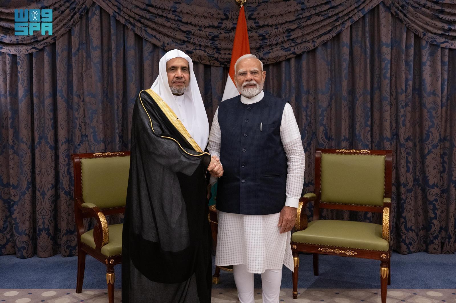 MWL Secretary-General, Indian Prime Minister Discuss ‘Summit of Diversity and Harmony’ Proposal
