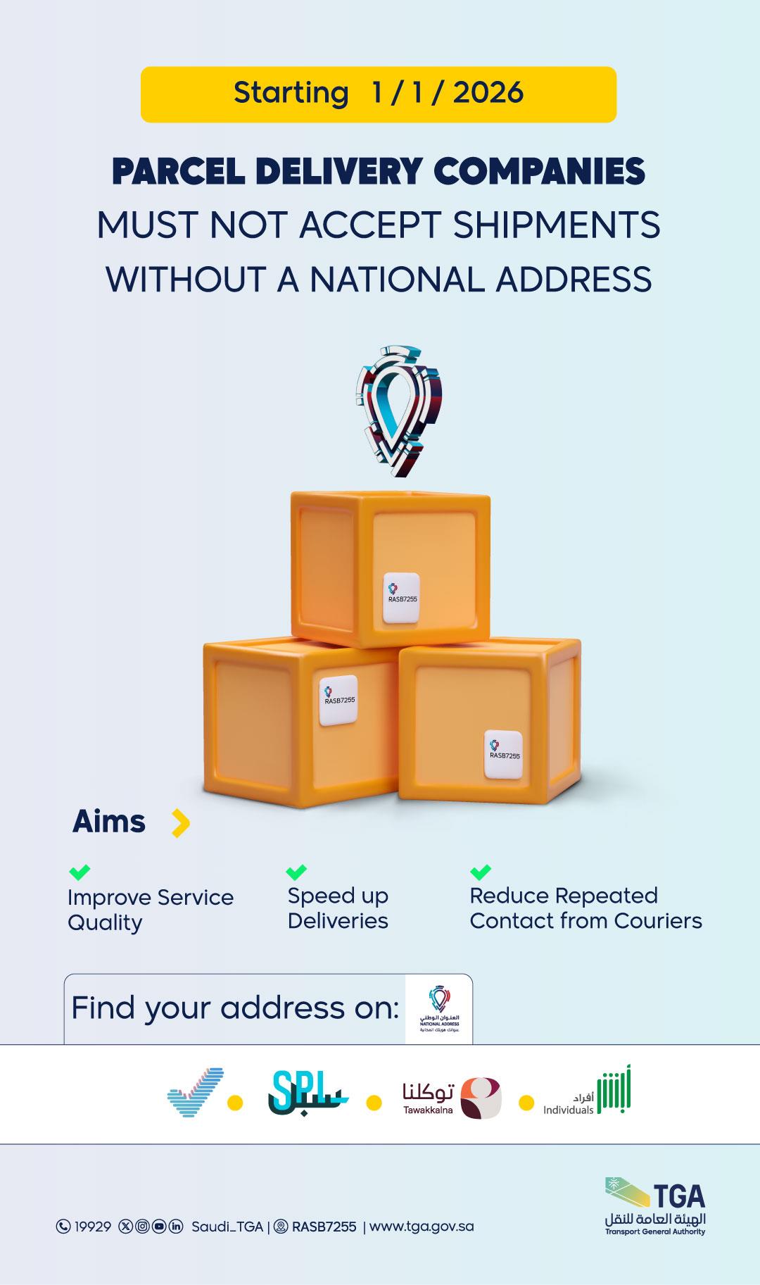 Transport Authority Mandates National Address for All Parcel Shipments ...