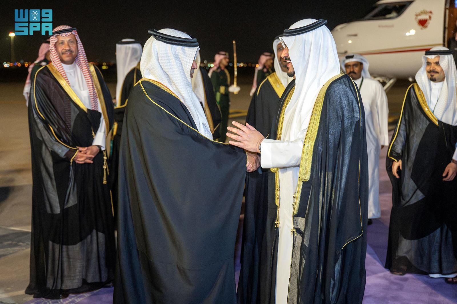 Bahraini Crown Prince Arrives in Riyadh