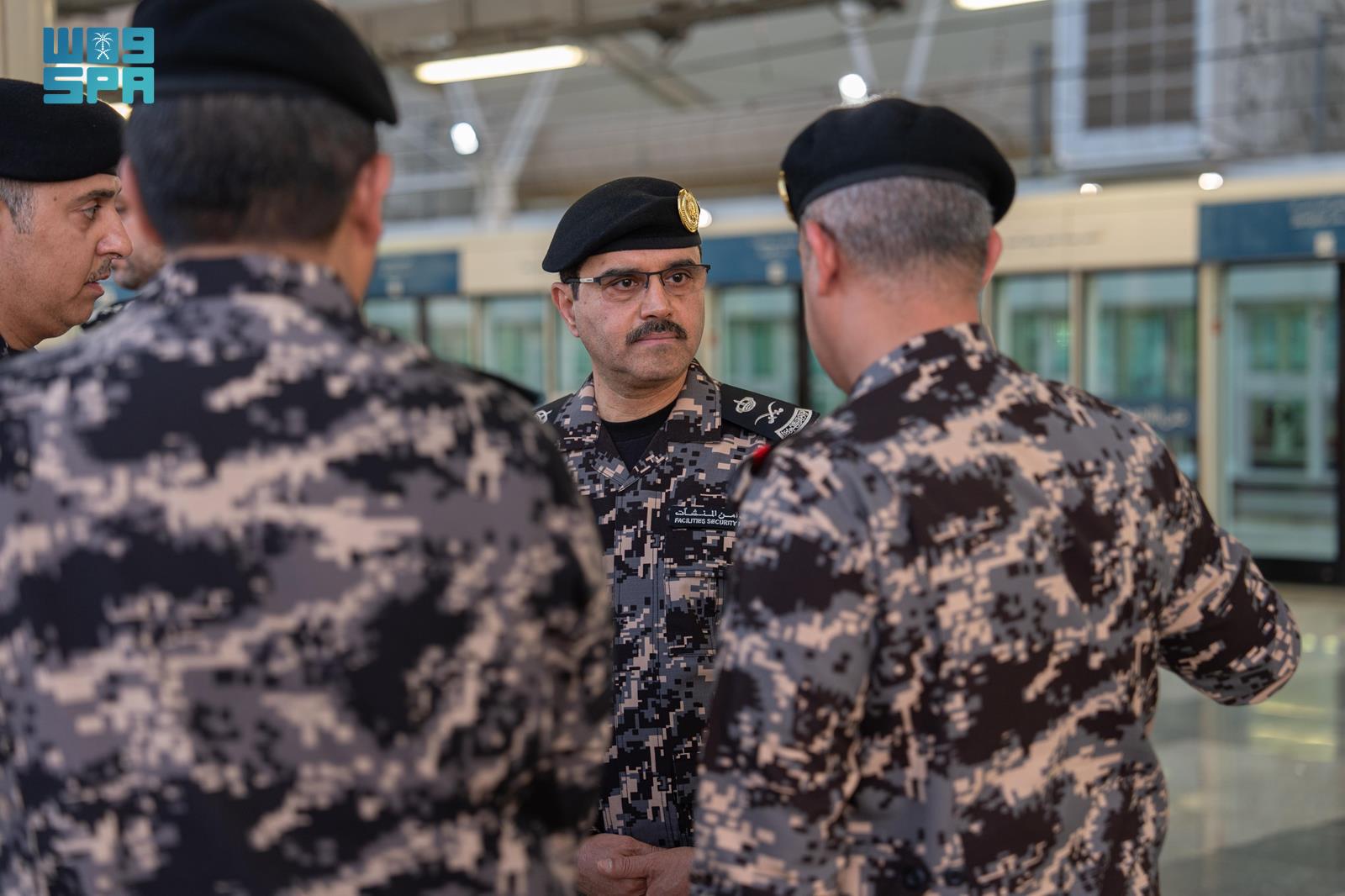 Commander of Facilities Security Forces Inspects Troops Serving ...
