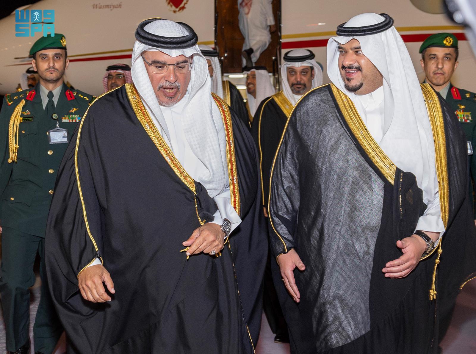 Bahraini Crown Prince Arrives in Riyadh