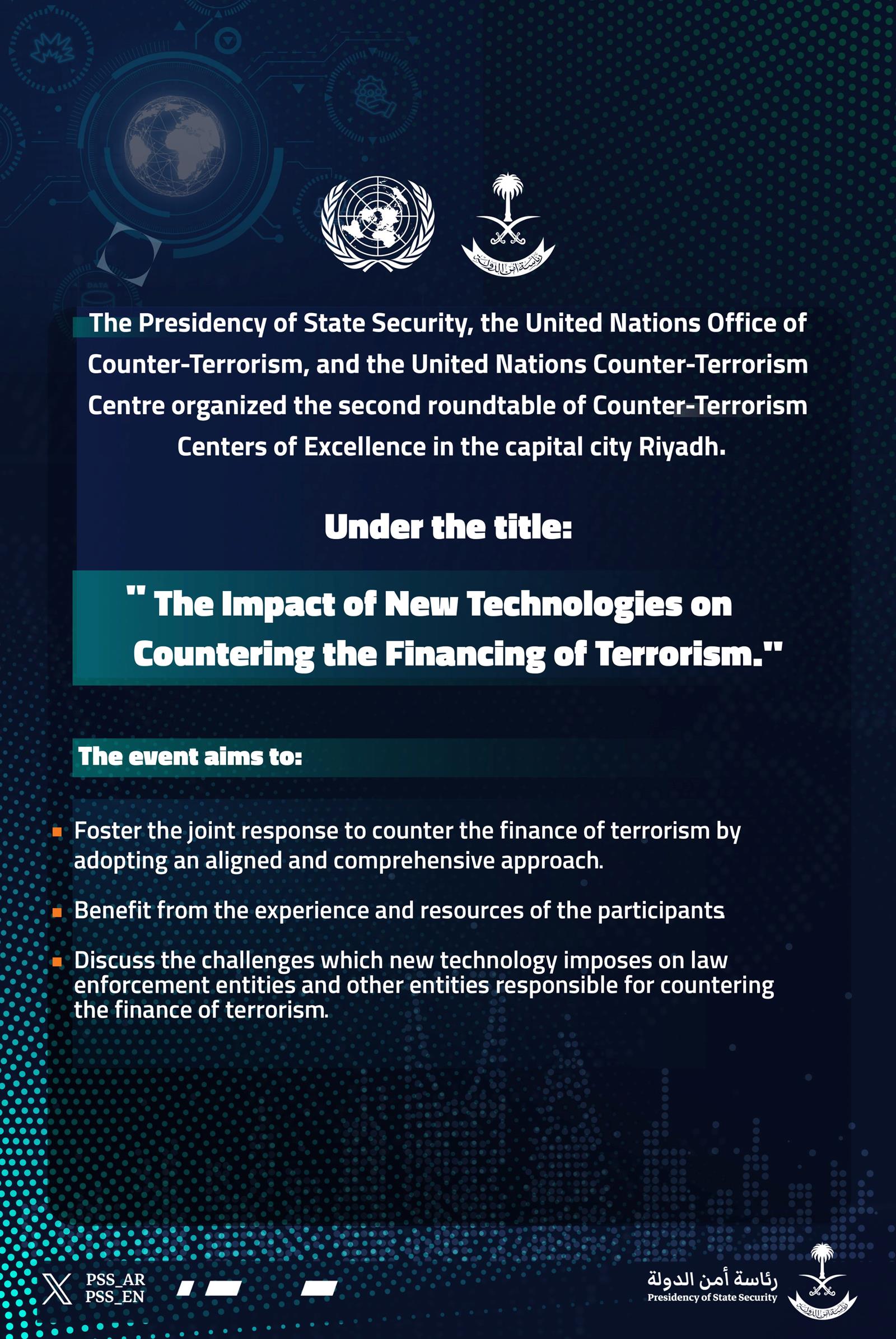 Second Meeting of Counterterrorism Centers of Excellence Held in Riyadh