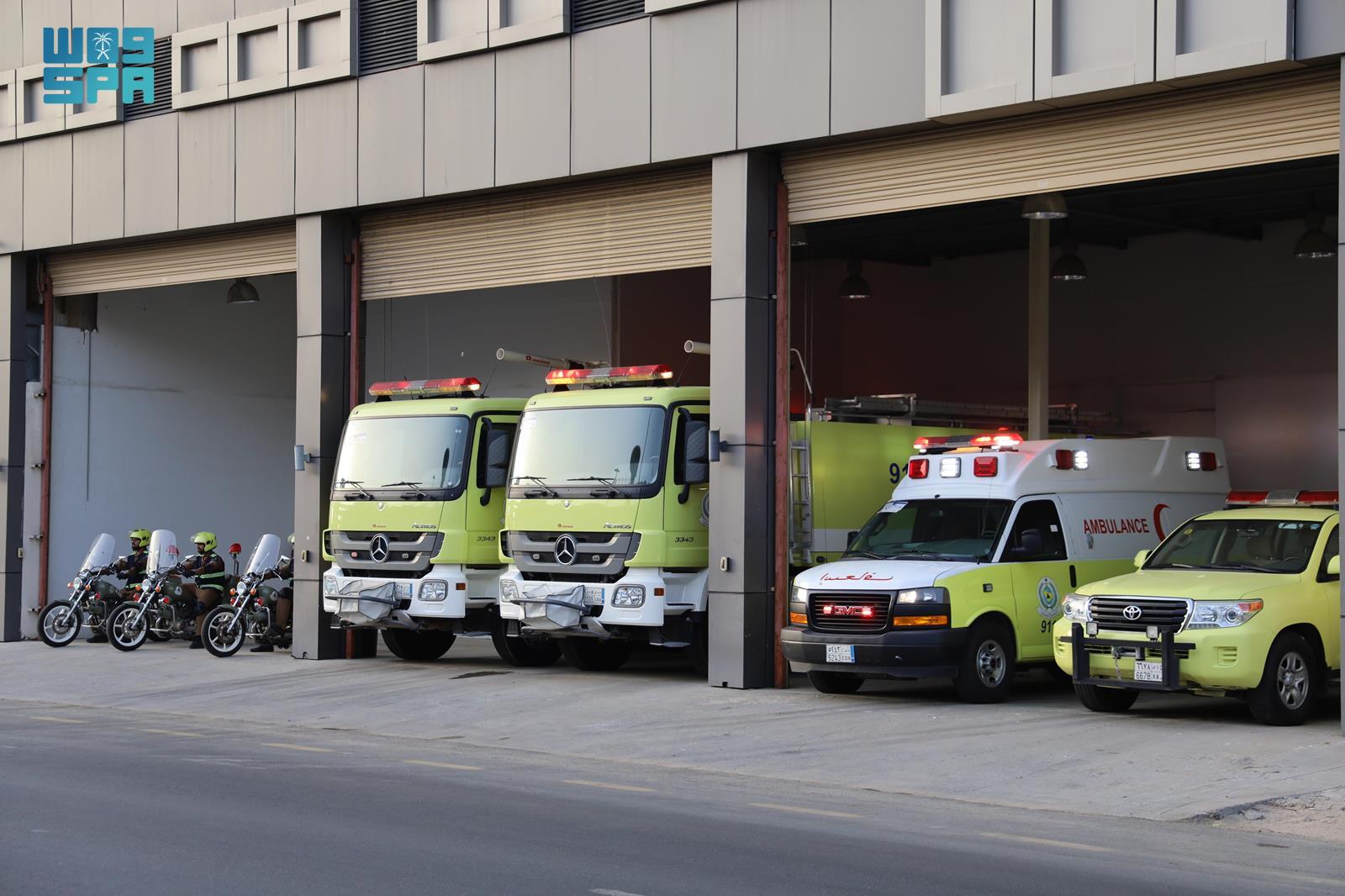 Civil Defense Forces Continue Preparations in Mina