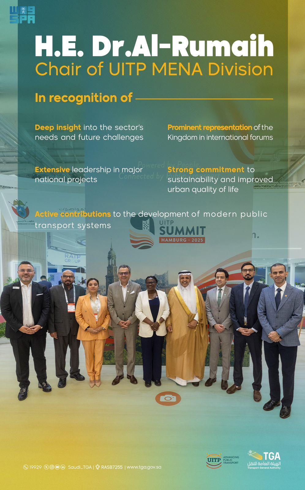 Rumaih Al-Rumaih Elected Chair of UITP MENA Division Until 2028