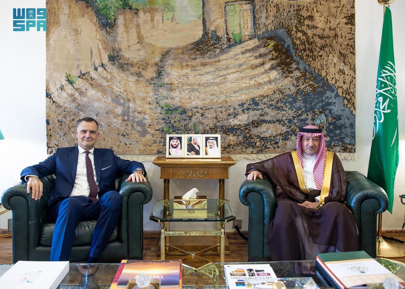 Vice Foreign Minister Receives EU Ambassador to Saudi Arabia