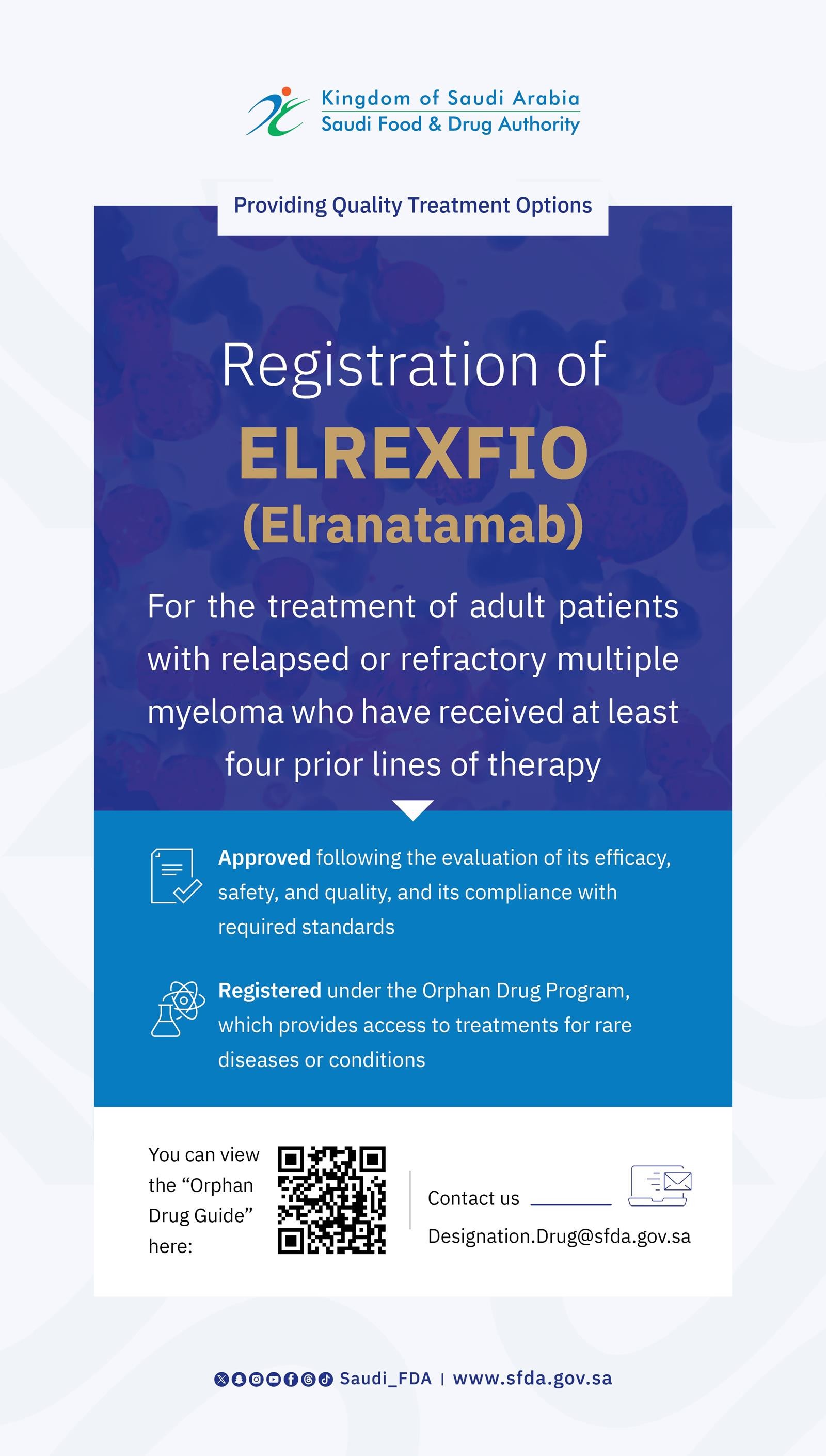 SFDA Approves Elrexfio for Multiple Myeloma Treatment | Leaders