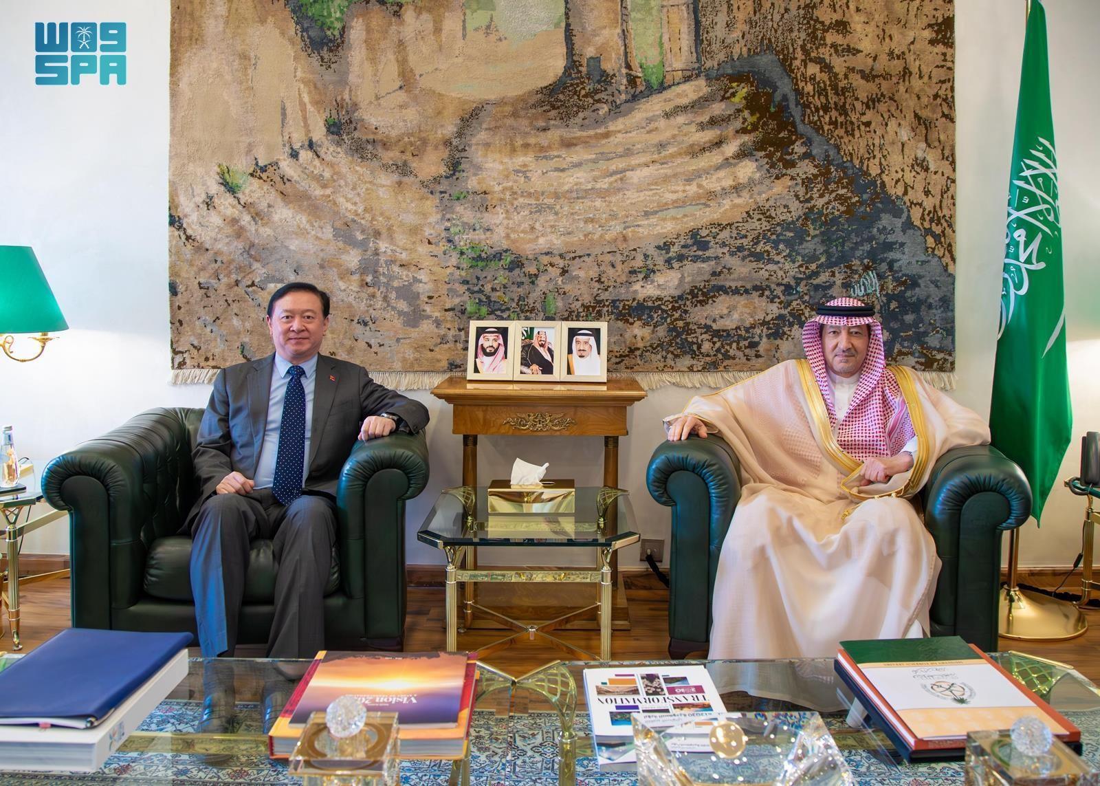 Vice Foreign Minister Receives Chinese Ambassador to Saudi Arabia