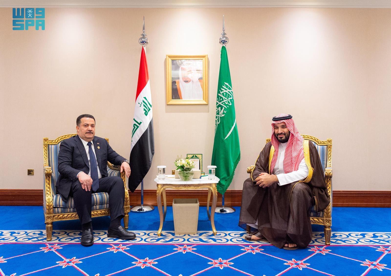 HRH the Crown Prince Meets with Prime Minister of Iraq on Sidelines of ...