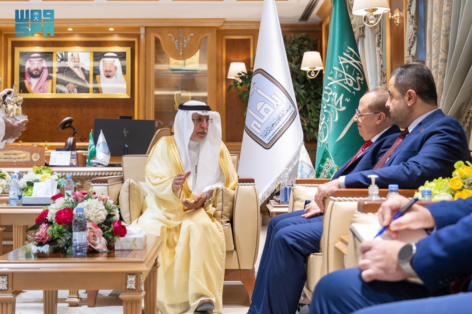 Syrian Higher Education Minister Visits Imam Muhammad Ibn Saud Islamic ...