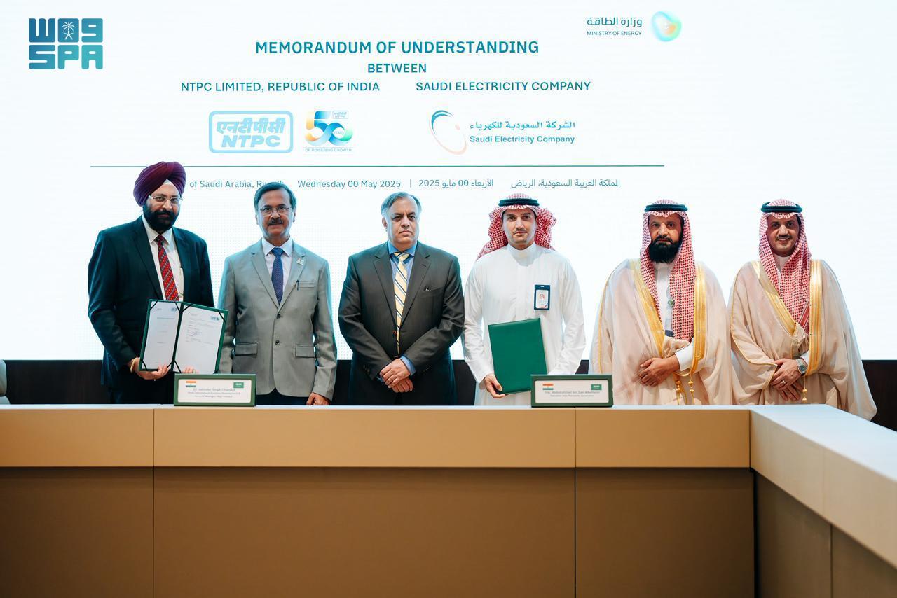 Saudi Electricity Company, India's NTPC Sign Strategic Partnership MoU ...