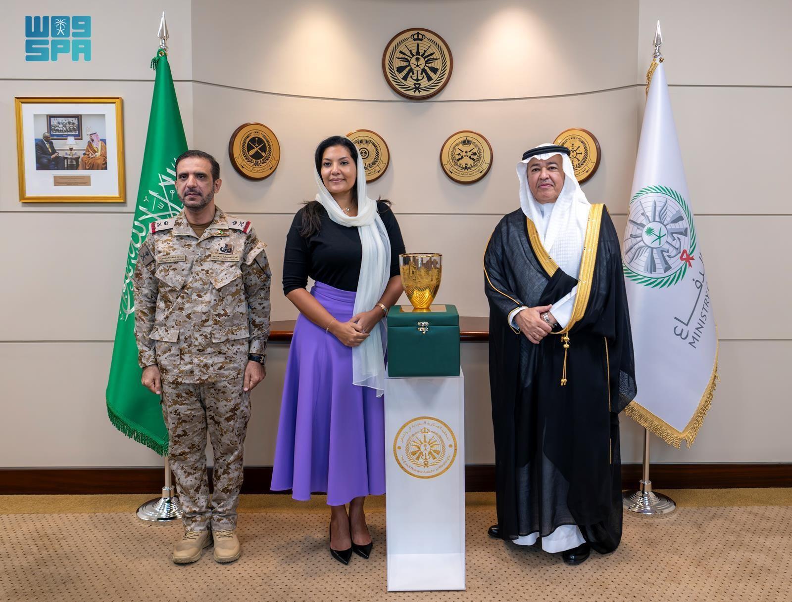 Saudi Ambassador to the U.S. Visits Military Attaché Office in Washington