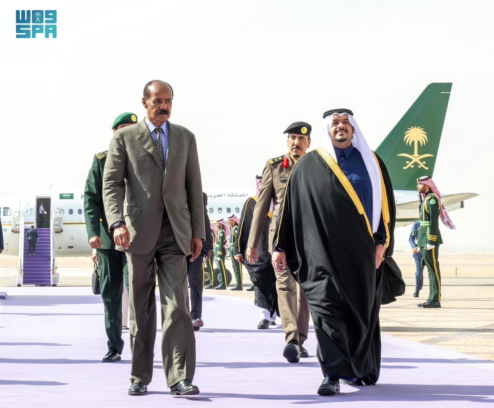 Dehai News -- The President of Eritrea arrives in Riyadh, and among ...